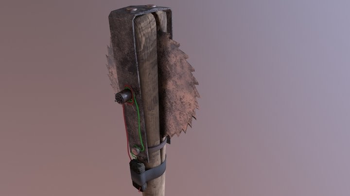 ArtStation - RIPPER Saw Bat Worn Varient + Improvements.
