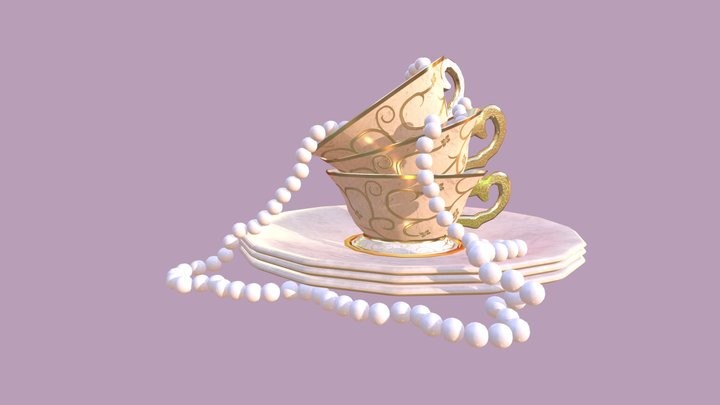 ArtStation - TeaCup Scene