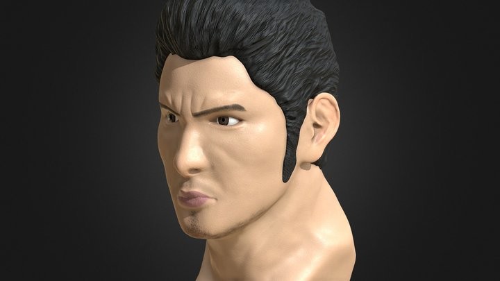 ArtStation - Kiryu Kazuma Headbust