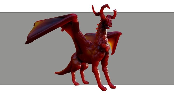 ArtStation - Winged Creature