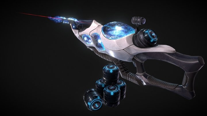 ArtStation - Plasma Rifle
