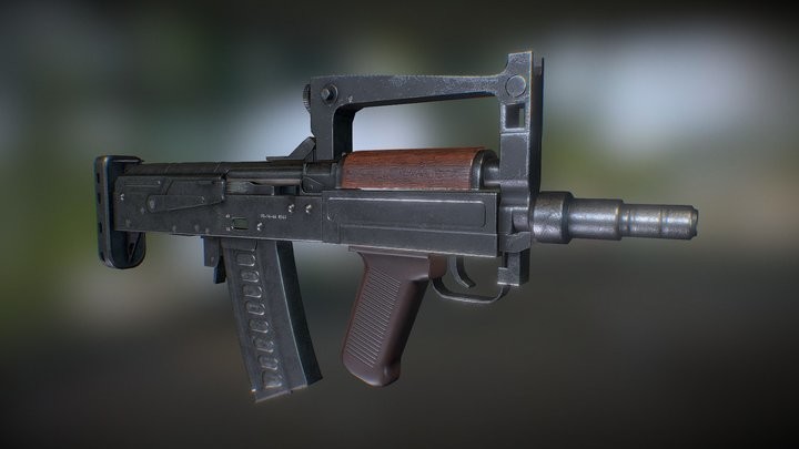 ArtStation - OTs-14 "Groza"