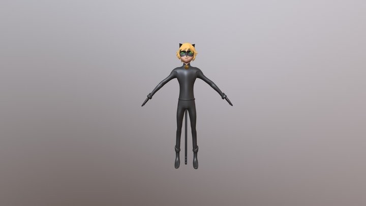 ArtStation - Chat Noir Model and Textures