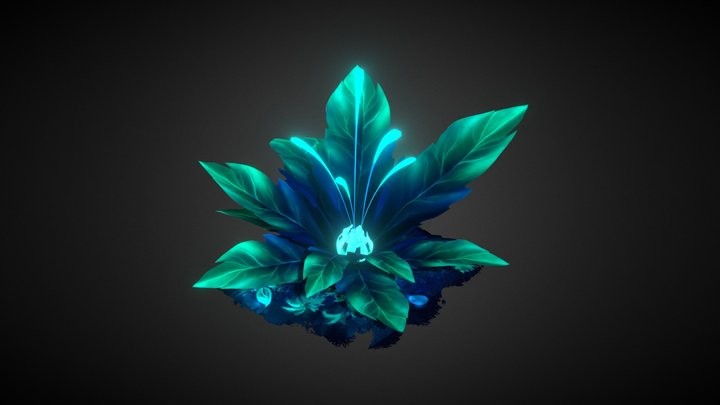 ArtStation - Handpainted Magic Plant