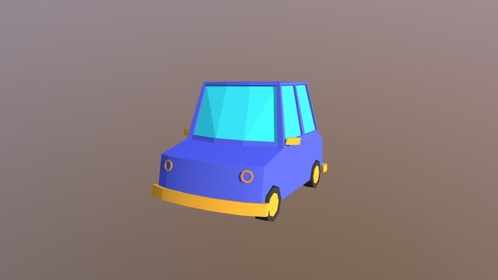 ArtStation - Low Poly Car