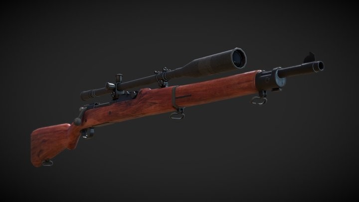 ArtStation - 1903 Springfield Sniper Rifle