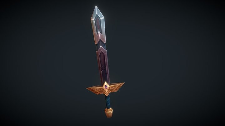 ArtStation - Hand Painted Sword