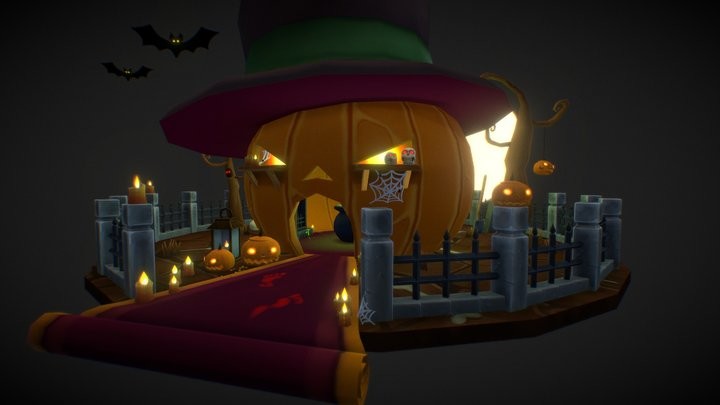 ArtStation - Haunted Pumpkin