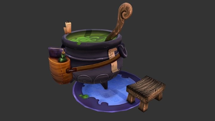 ArtStation - Witch's cauldron