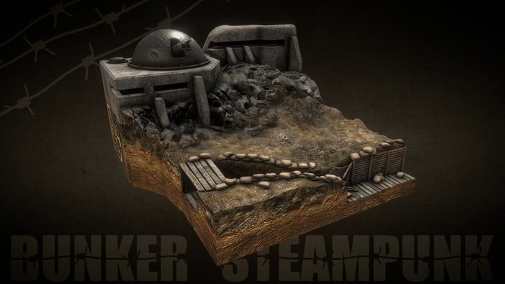 ArtStation - Bunker Steampunk