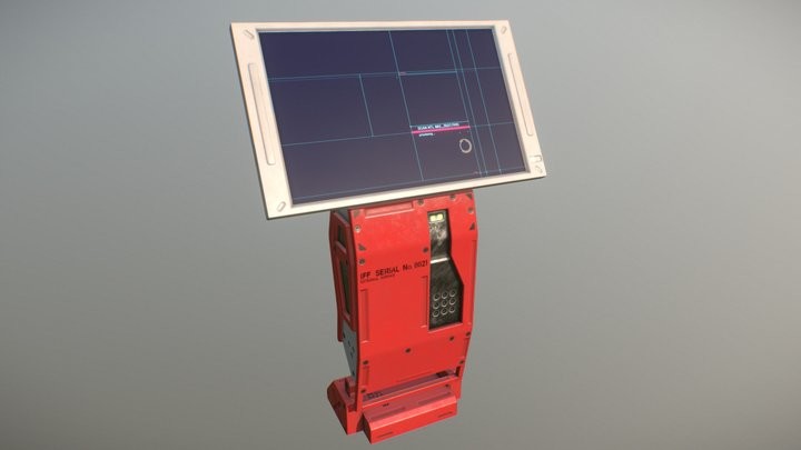 ArtStation - Sci Fi Console A [Unity][UE4]