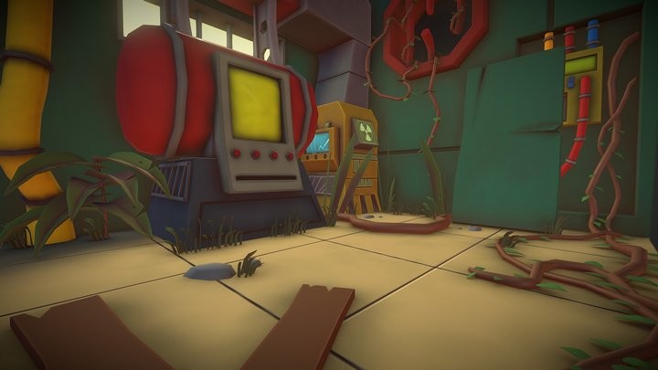 ArtStation - Stylized Boiler Room