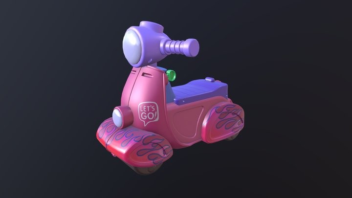 ArtStation - Baby scooter