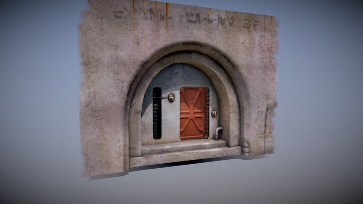 ArtStation - Star Wars - Rogue One - Jedha Building Front #1