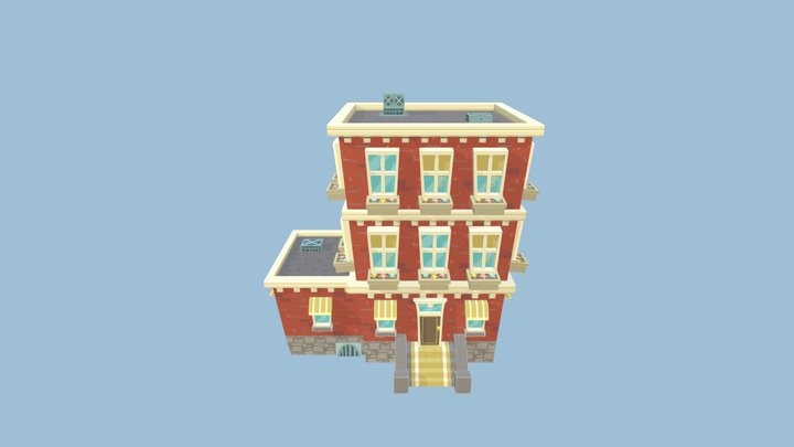 ArtStation - Low Poly Building
