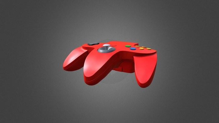 ArtStation - Nintendo 64 Controller