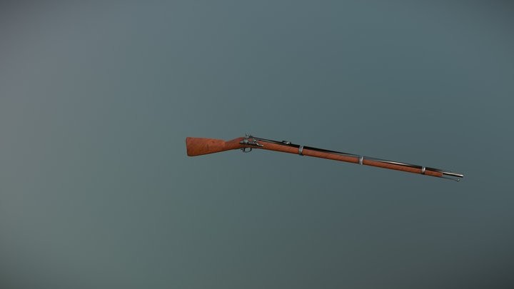 ArtStation - Springfield Model 1861 Low poly