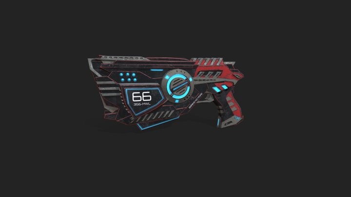 ArtStation - Sci-fi Gun - Game Asset