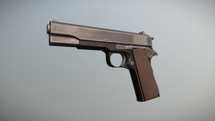 ArtStation - M1911 pistol