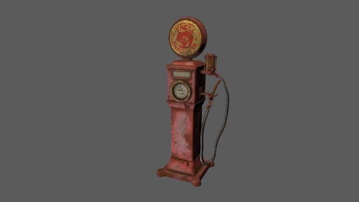 ArtStation - 1929 Bowser gas pump