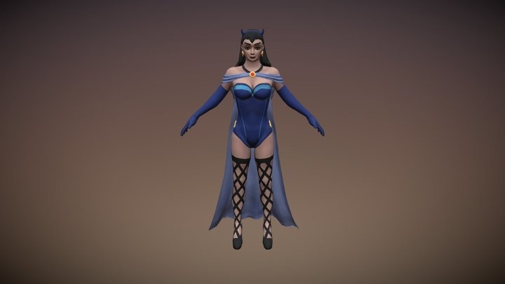 ArtStation - Raven - DC Bombshells