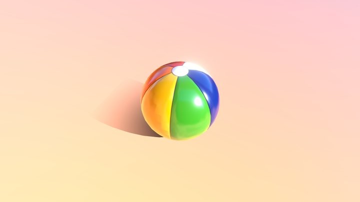 ArtStation - Beach Ball (Free Download)
