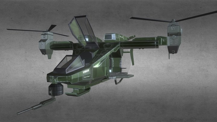 ArtStation - Halo Downfall - Falcon