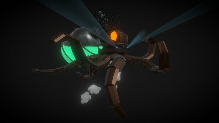 ArtStation - Mechanical Octopus