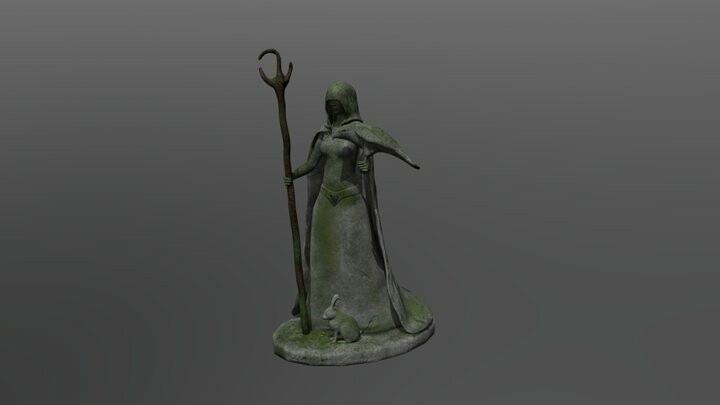 ArtStation - Elven Statue