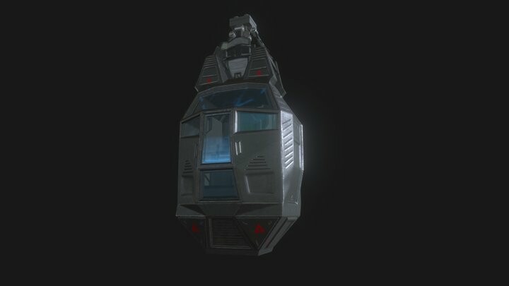 ArtStation - Halo Downfall - ODST Drop Pod