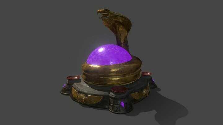 ArtStation - Snake Statue