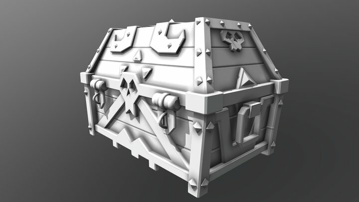 ArtStation - sea of thieves captains chest - fanart / 3dprintable