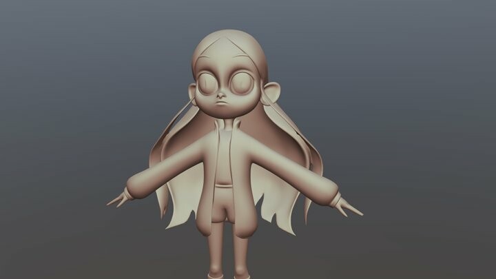 ArtStation - 3D girl model