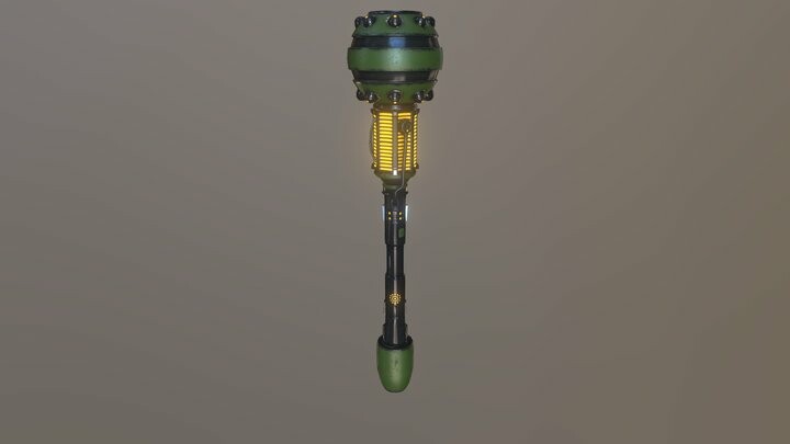 ArtStation - Warframe - Grineer Mace Concept