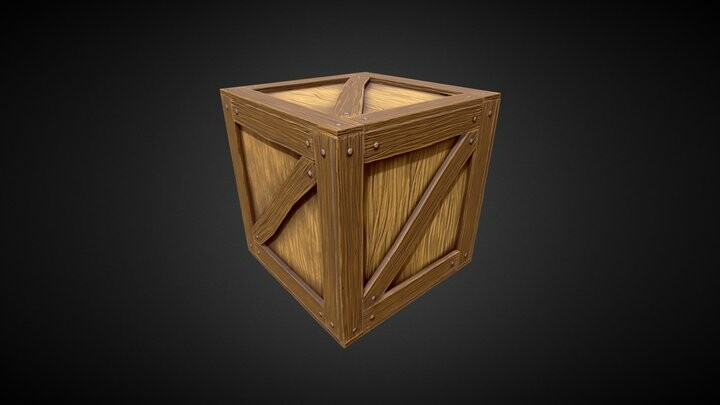 ArtStation - Wooden Box