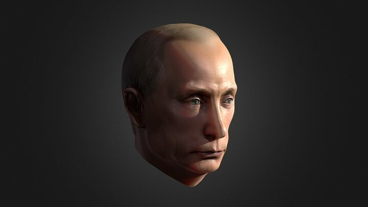 ArtStation - Head of president Putin. Sketch