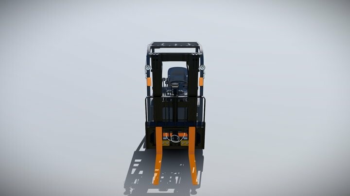 ArtStation - Toyota Forklift Visualization