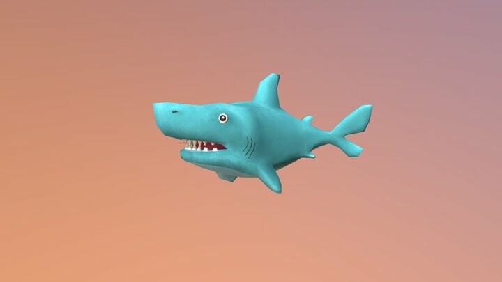 ArtStation - Stylized Shark (animated)