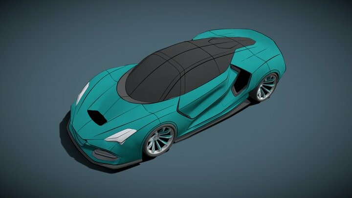 ArtStation - Grab CAD Supercar