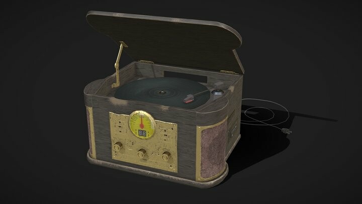 ArtStation - Retro Radio
