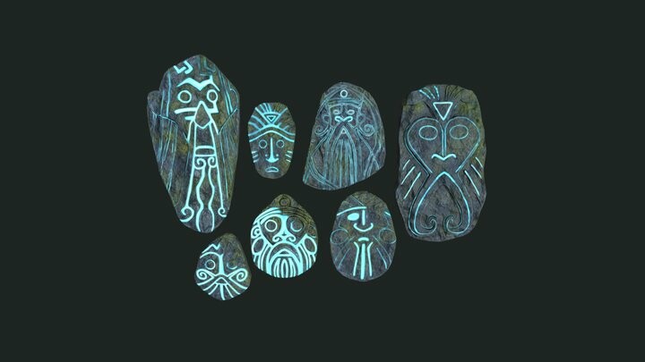 ArtStation - Atlantis: The lost empire - 7 Elder stones