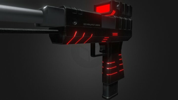 ArtStation - The Long Arm Pistol