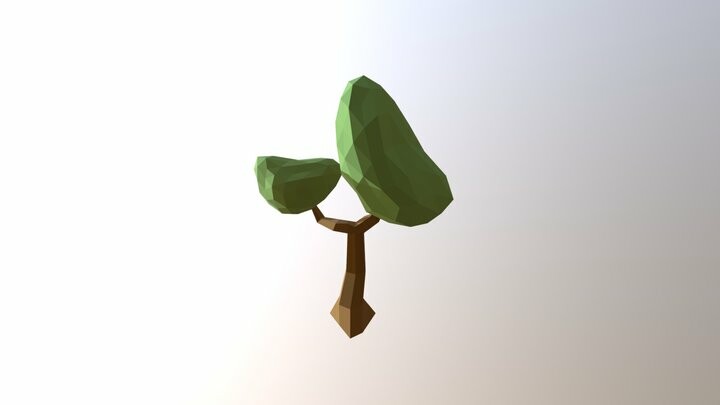 ArtStation - Low Poly Tree
