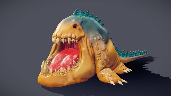 ArtStation - Amphibian monster