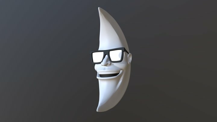 ArtStation - Mac Tonight / MoonMan Head Model