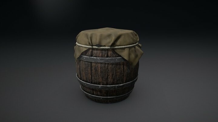ArtStation - Medieval Barrel