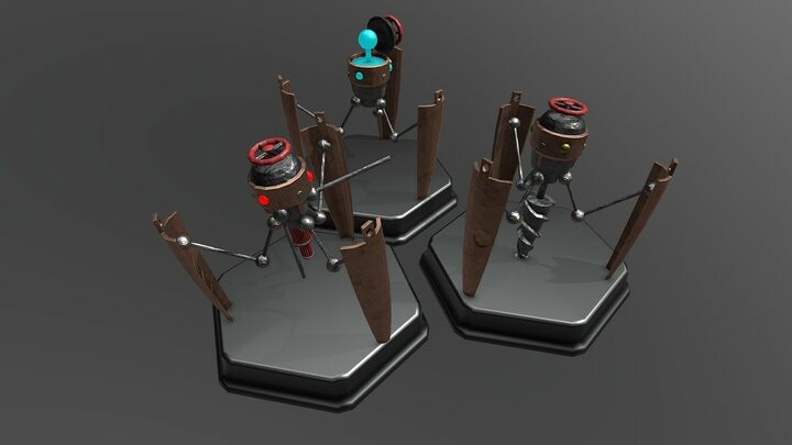 ArtStation - Turrets - WarPieces