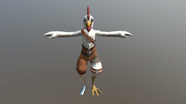 ArtStation - Alfie the Chicken: Flamin'Go