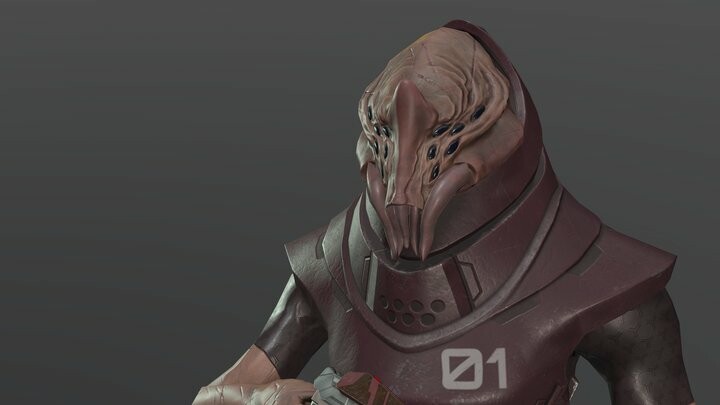 ArtStation - Alien soldier