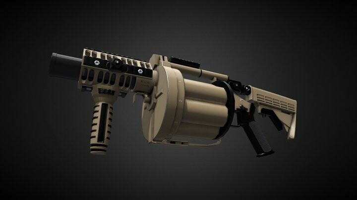 ArtStation - M32A1 Hard Surface Asset